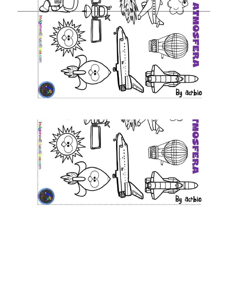 Lapbook Interactivo de Las Capas de La Atmosfera | PDF