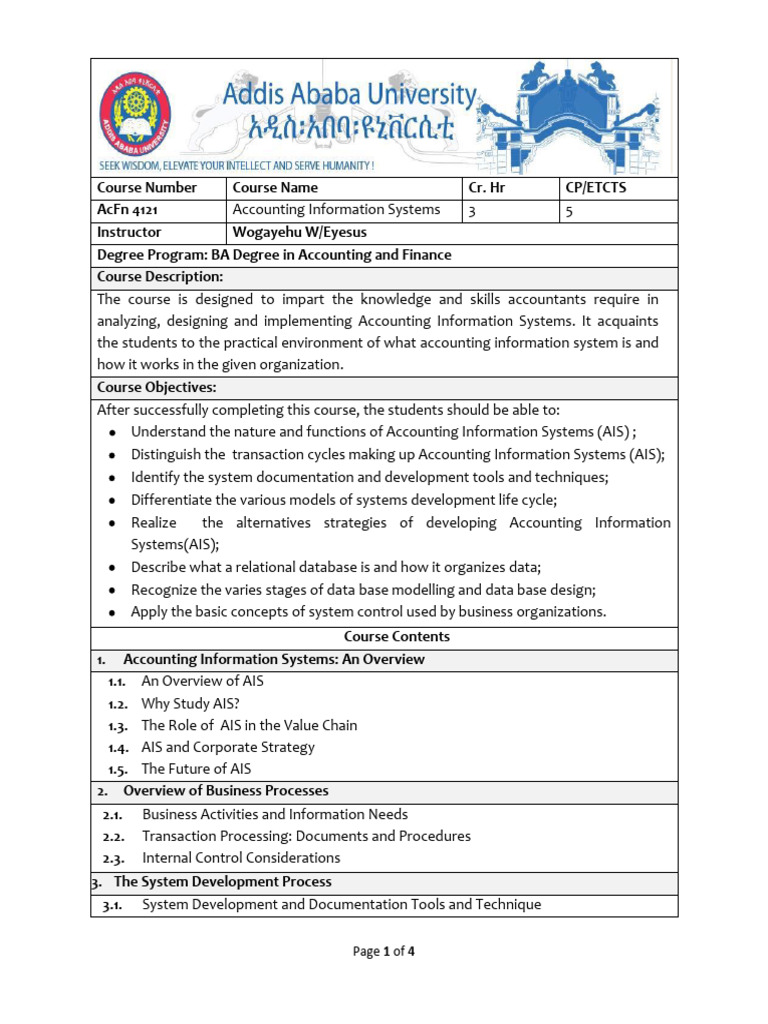 AIS-Course Outline | PDF | Databases | Artificial Intelligence