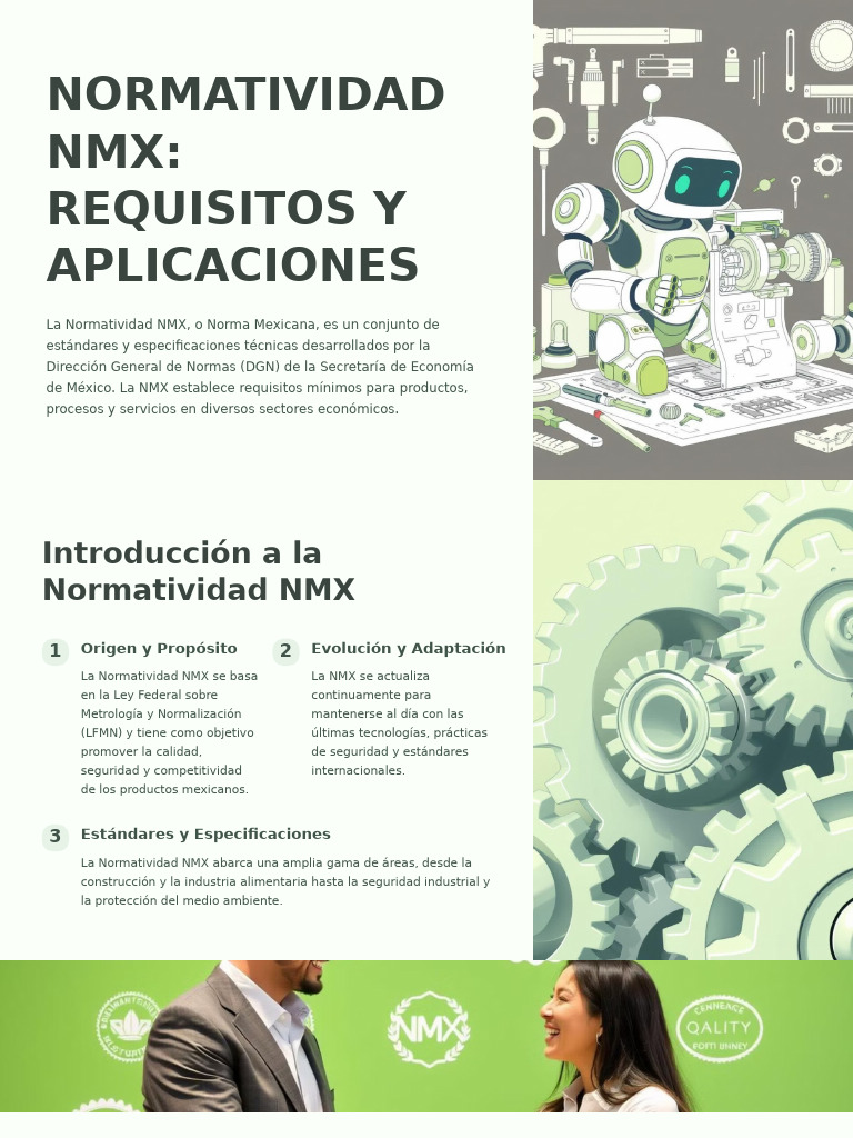 Normatividad NMX Requisitos y Aplicaciones | PDF | Calidad (comercial ...