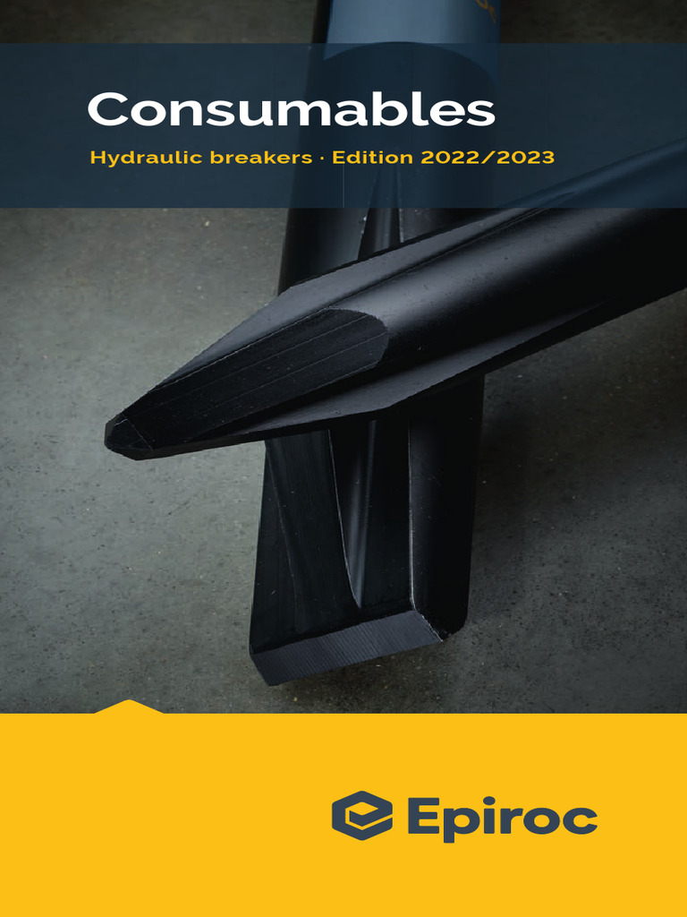 Epiroc Consumables Hydraulic Breakers 9864012201 | PDF | Rock (Geology ...