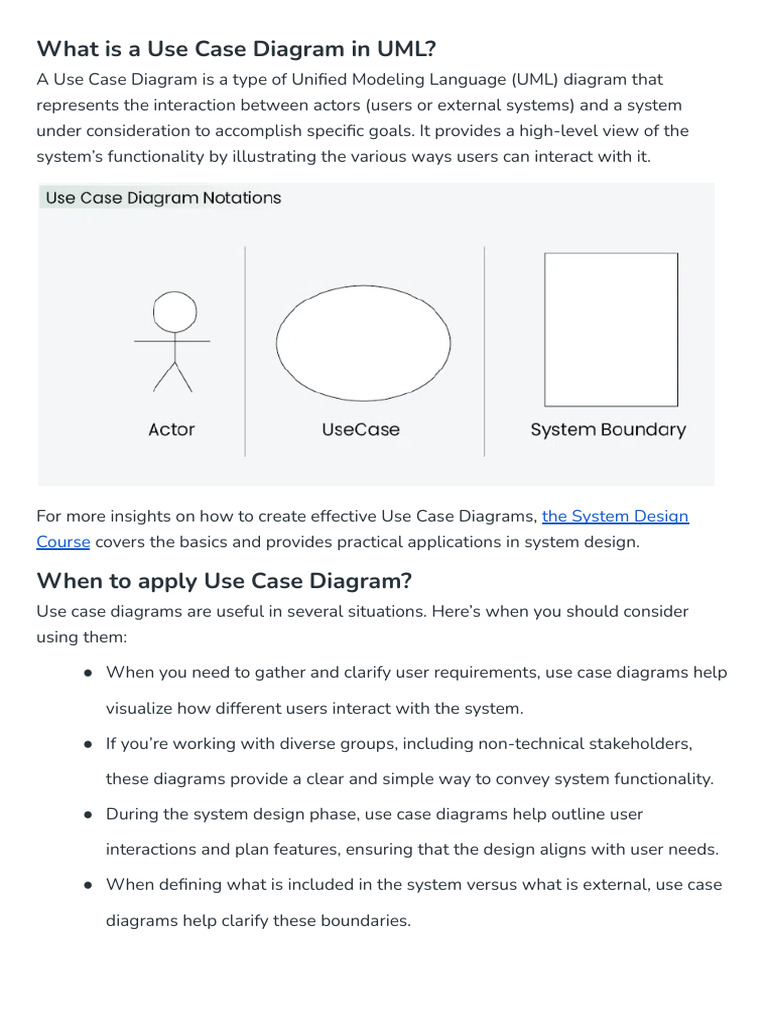 use-case-diagram | PDF | Use Case | System