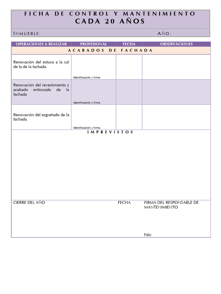 Ficha 20 Anos Libro Edificio 0 | PDF