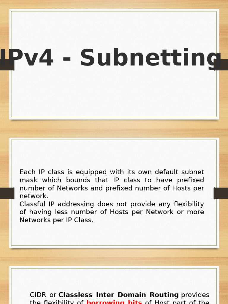 Subnet | PDF