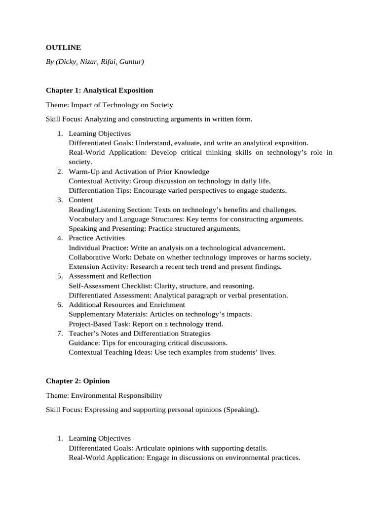 Outline Uas | PDF | Differentiated Instruction | Cognitive Science