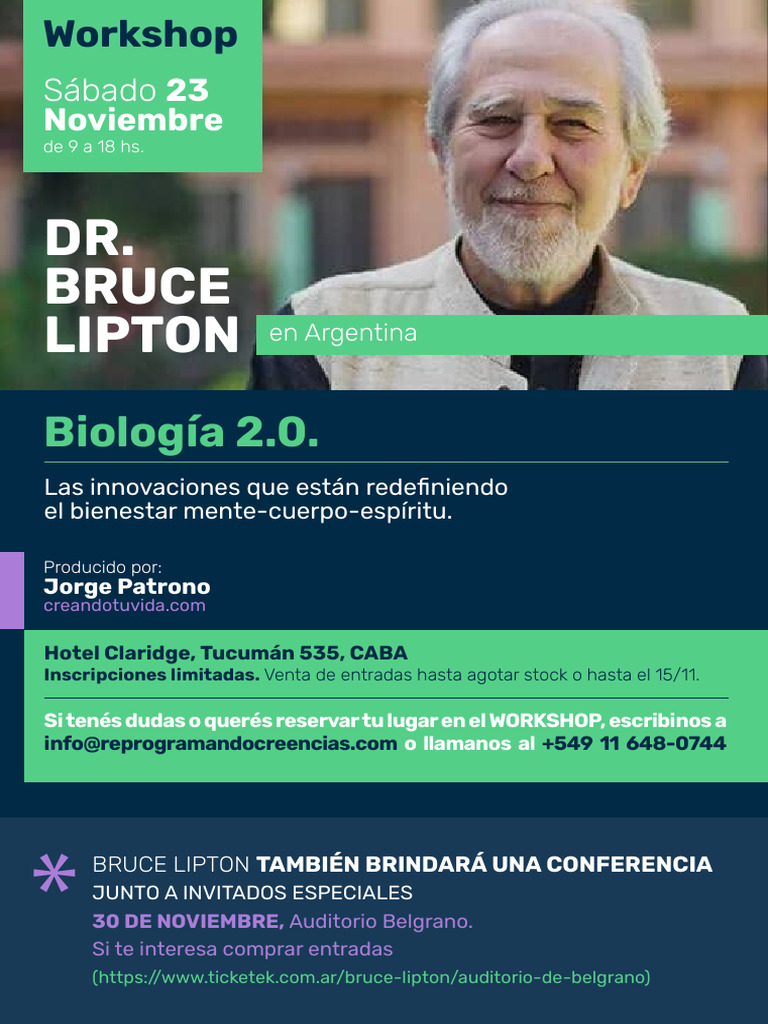 01 - Lipton en Buenos Aires - Workshop1 | PDF | Mente | Vida