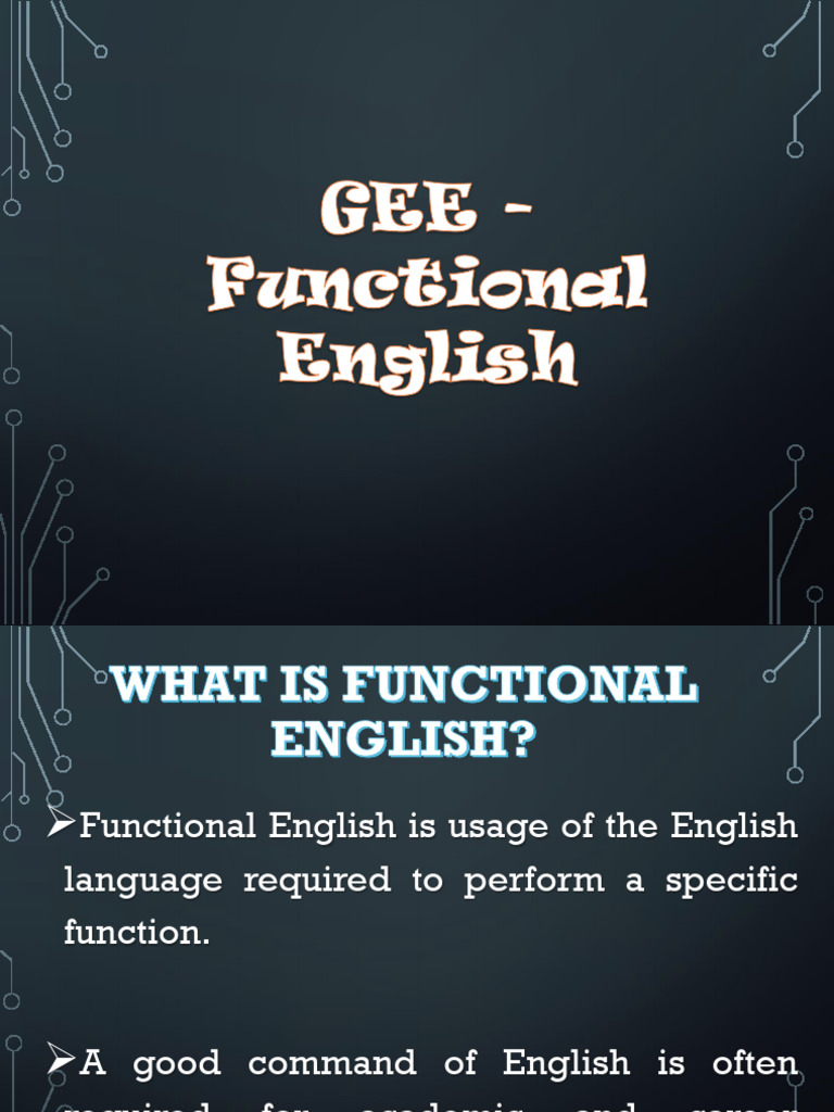Functional English | PDF | News | Communication