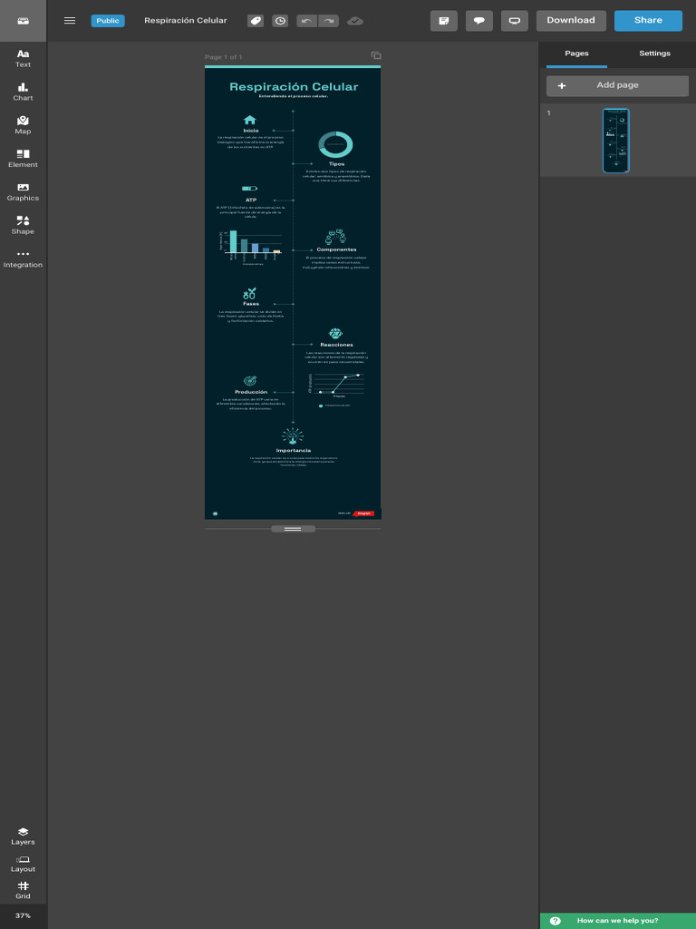 Respiración Celular - Infogram | PDF | Respiración celular | Trifosfato de adenosina