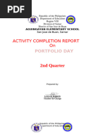 ACR 2nd Quarter Portfolio Day SY 2024 - 2025 | PDF | Behavior Modification | Cognition