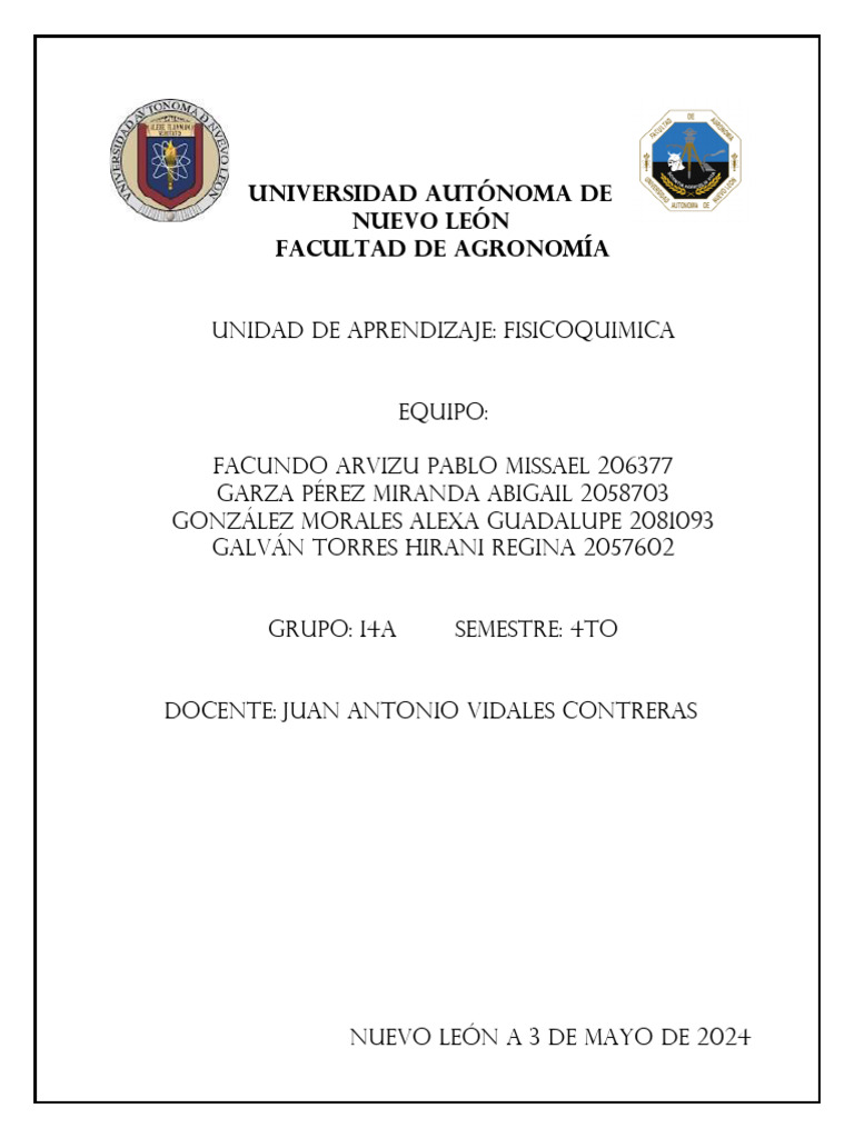 EQ#3 ProblemarioII I4A | PDF | Capacidad calorífica | Ciencias fisicas