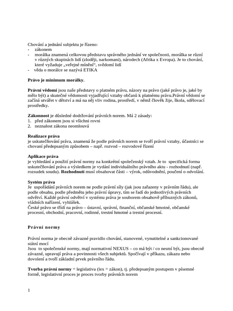 Teorie Práva-Uprava | PDF