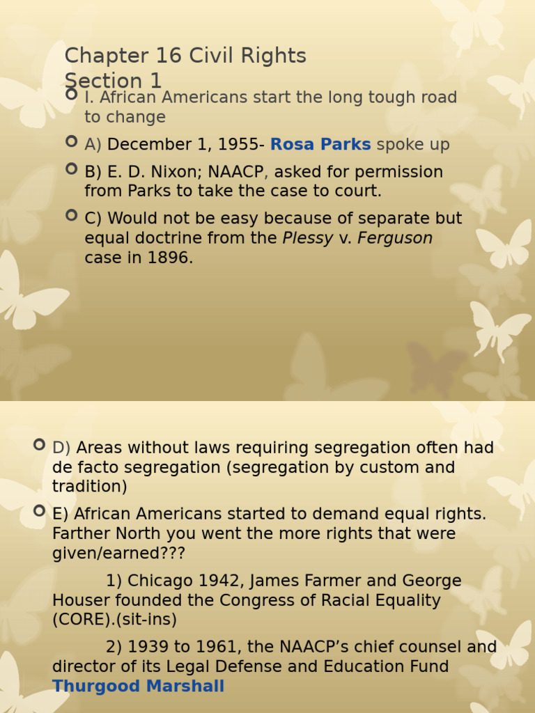 Ch. 16 Civil Rightssection1 2021 | PDF | Politics | Travel