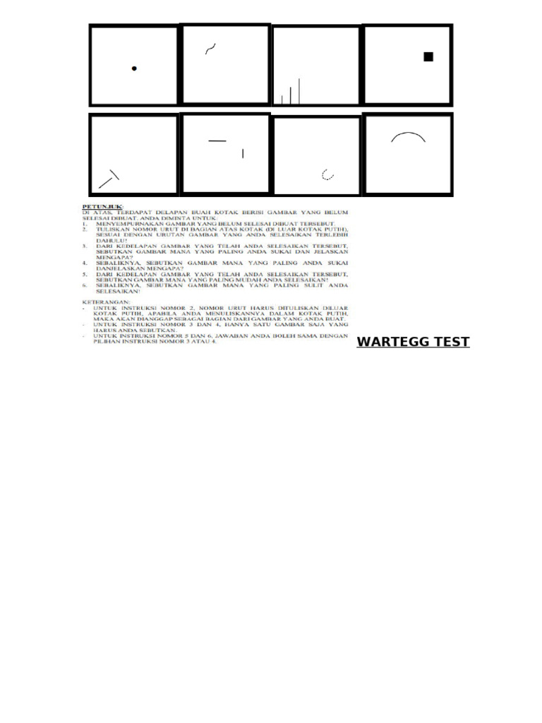 Wartegg Test | PDF