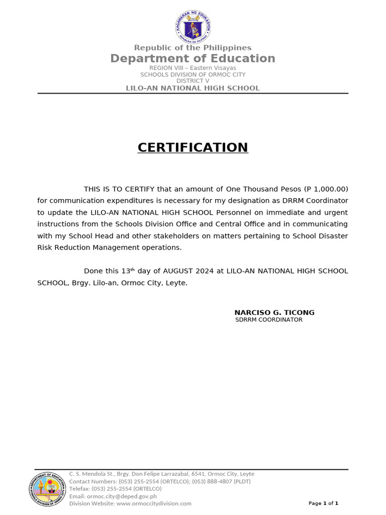 LOAD-CERTIFICATION | PDF