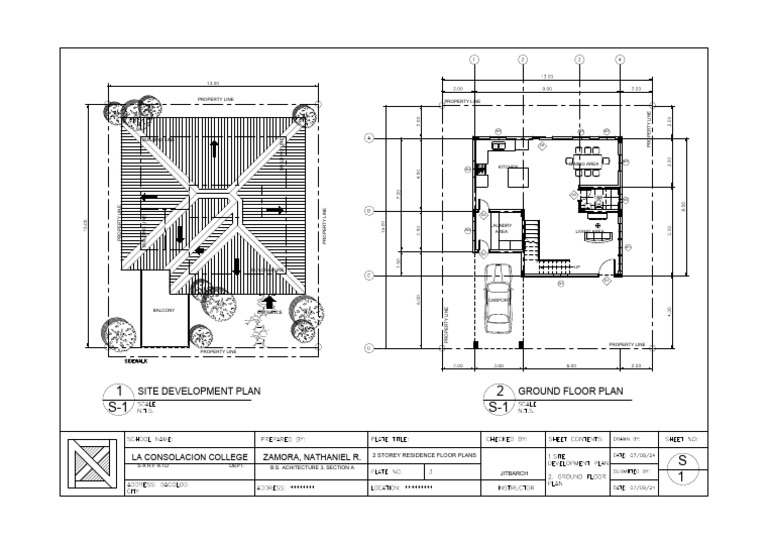 Architecture Student Floor Plans | PDF | Buildings And Structures
