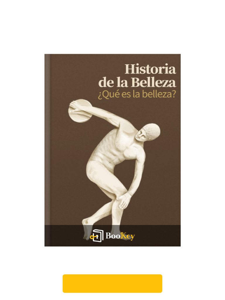 Historia de La Belleza | PDF | Belleza | Platón