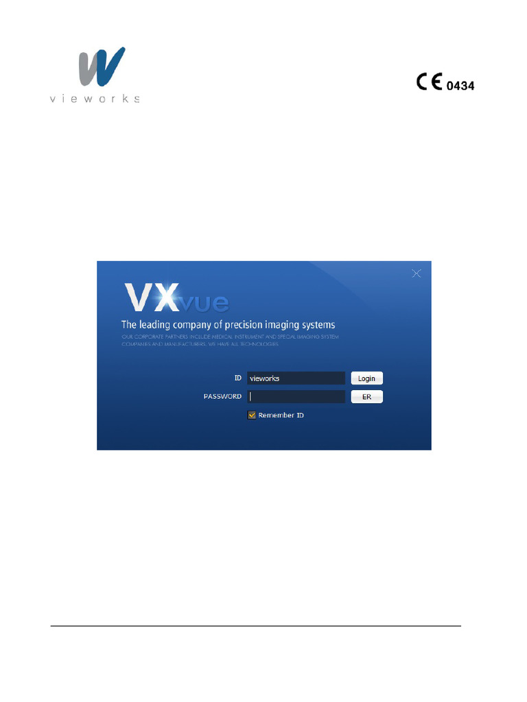 VXvue Operation Manual v2.1 | PDF | Icon (Computing) | Login