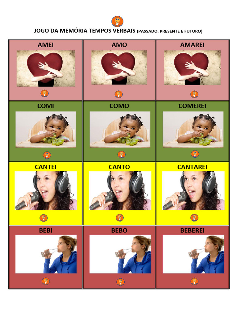 Jogo Dos Verbos Amostra | PDF