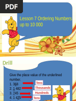 Ordering Numbers Lesson Plan | PDF | Applied Psychology | Psychological ...