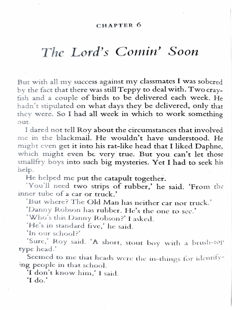 'The Wooing of Beppo Tate' Chapter 6 | PDF | Mystery, Thriller & Crime ...