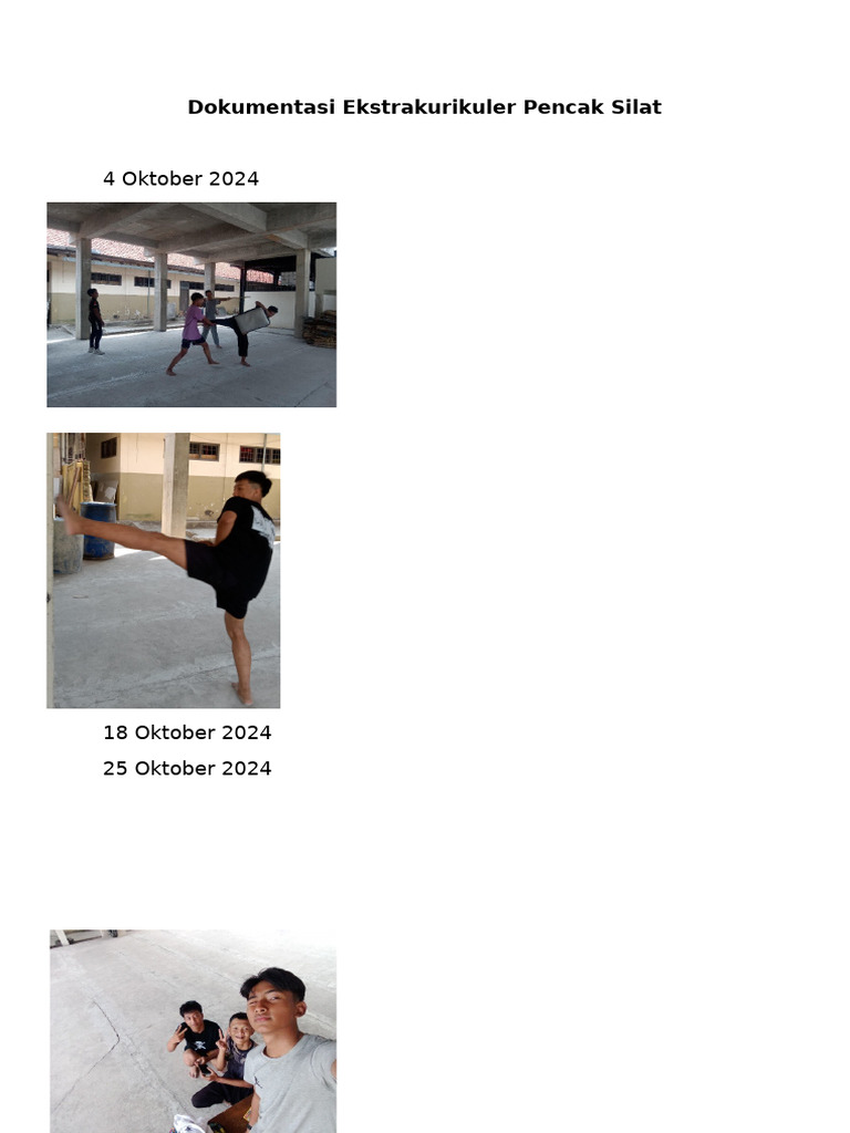 Dokumentasi Eskul Oktober | PDF