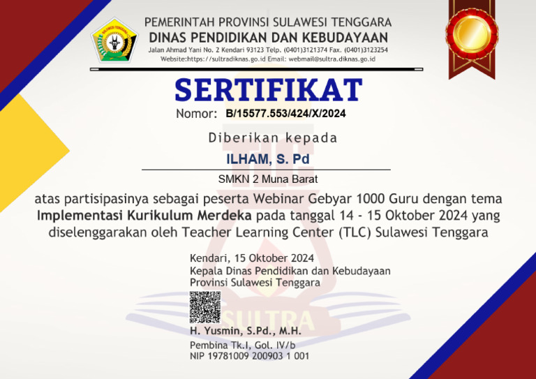 553 - ILHAM, S. PD | PDF