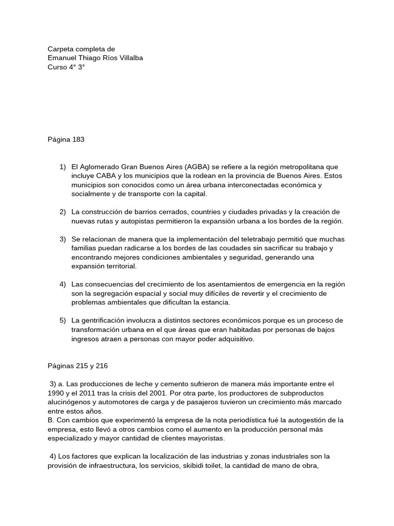 Trabajo Geografia Sobre Festividades Argentina | PDF | Derecho laboral ...