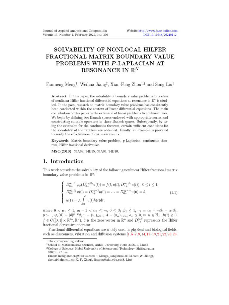 Solvability Of Nonlocal Hilfer Fractional Matrix Boundary Value Problems With P Laplacian At