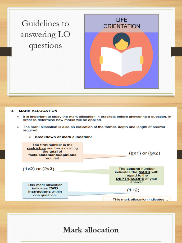 Guidelines To Answering LO Questions | PDF | Evidence | Argument
