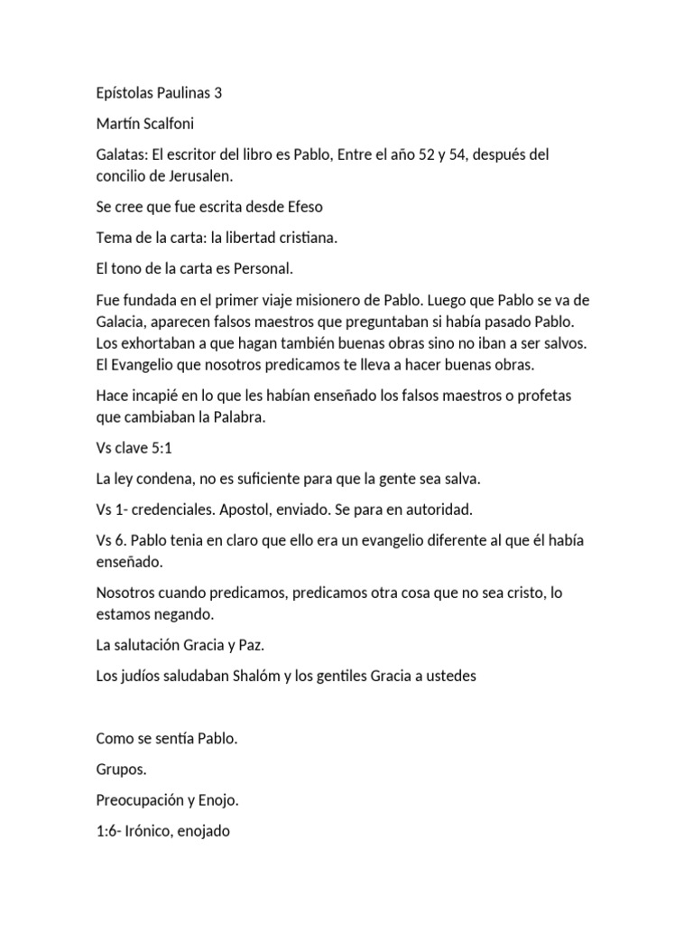 Epístolas Paulinas 3 | PDF | Pablo el apóstol | Cristo (título)