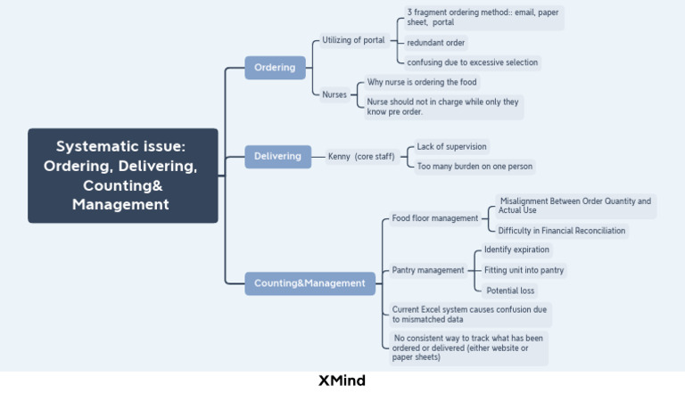 Systematic Issue: Ordering, Delivering, Counting&Management | PDF