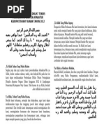 Doa Pembukaan Dan Penutupan Diklat | PDF