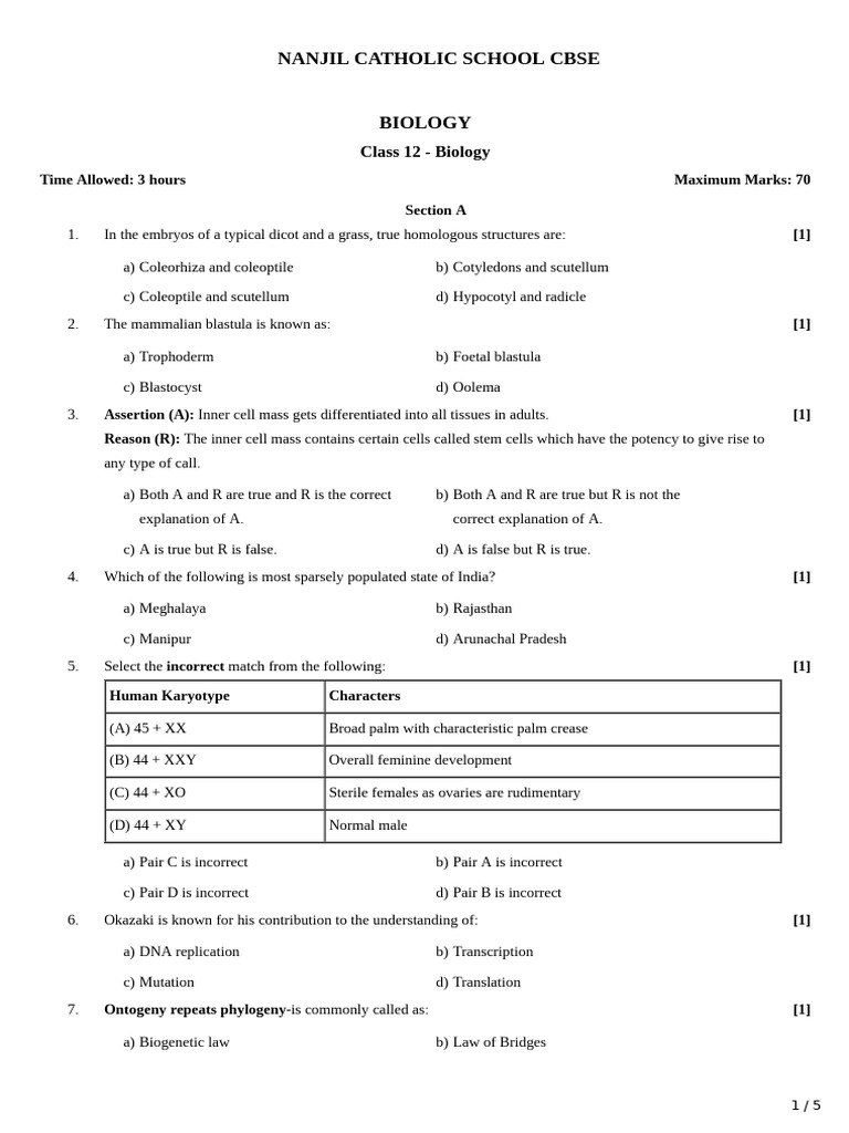 Question 1698336 | PDF | Natural Selection | Flowers