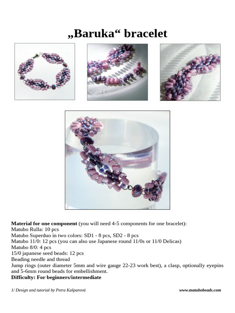 baruka-bead pattern | PDF | Bead | Handicrafts