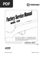 Crosman 160 Factory Service Manual | PDF | Trigger (Firearms) | Valve