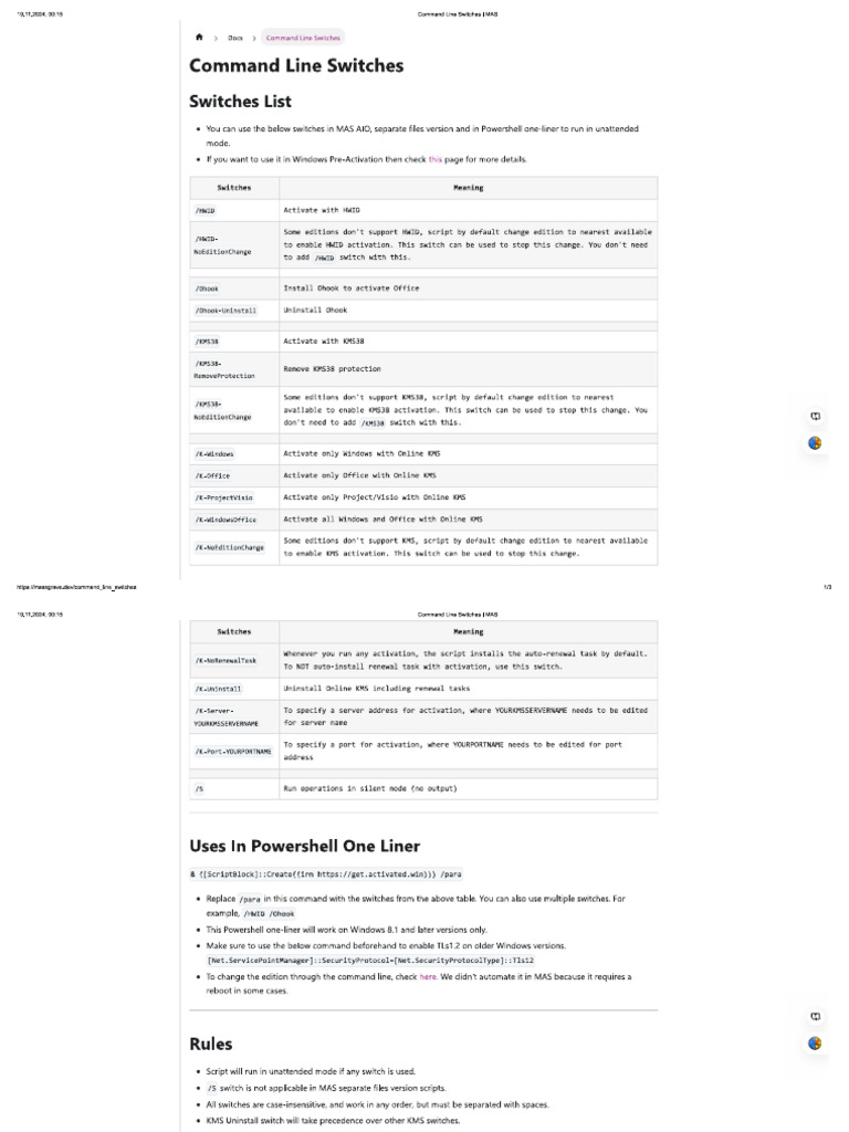 Mas Unattended Mode | PDF