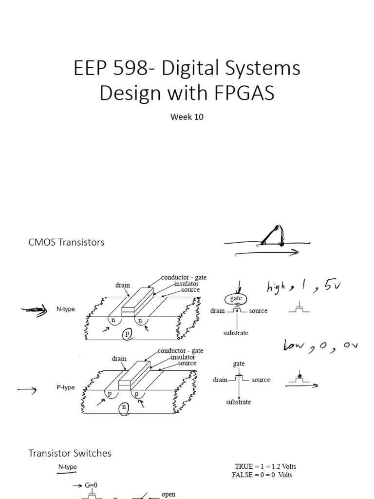 Week10-FILLEDOUT | PDF | Logic Gate | Field Effect Transistor