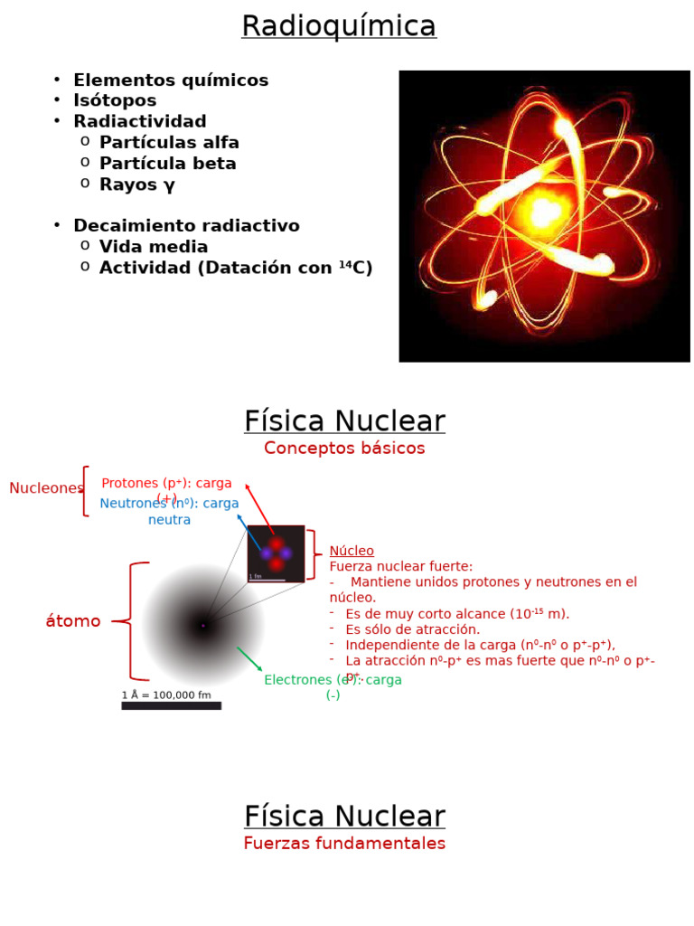 Radioquimica 2023 HyS | PDF | Desintegración radioactiva | Física nuclear