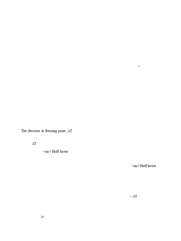 Home Lab: Colligative Properties Experiment | PDF | Osmosis | Applied ...