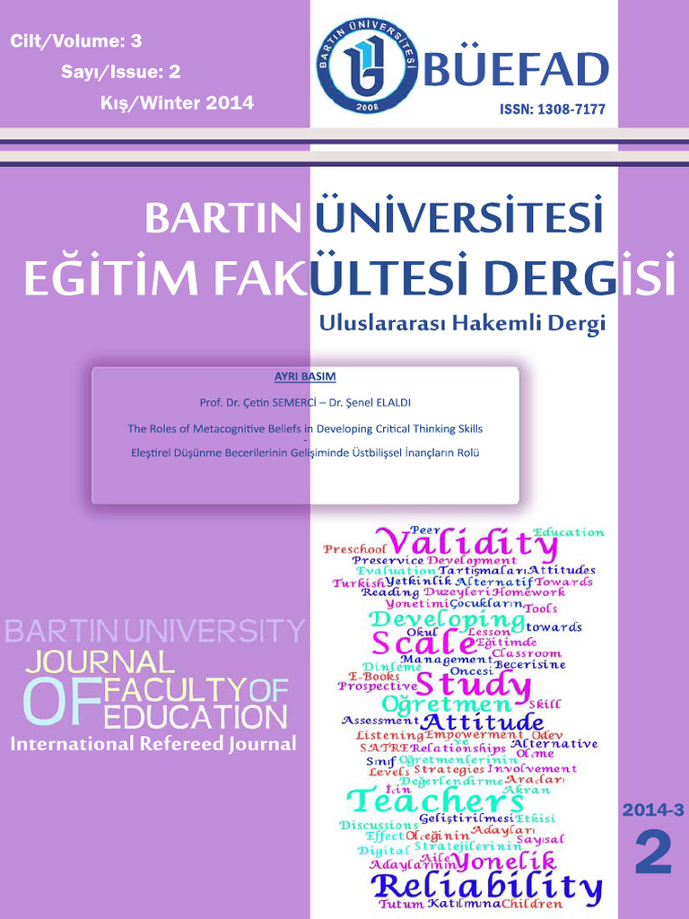 Critical Thinking And Metacognitive Pdf