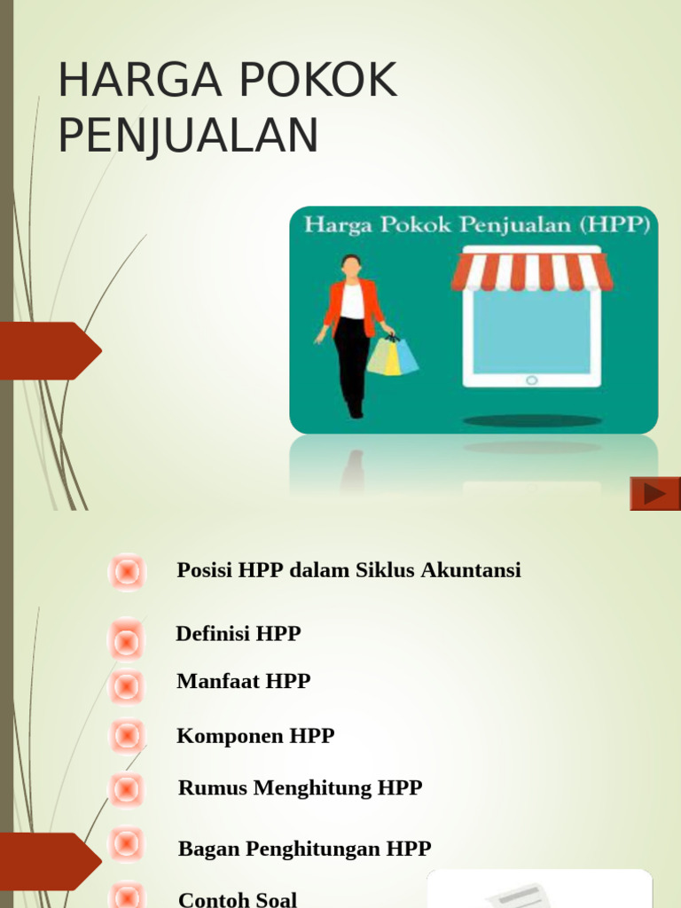 Harga Pokok Penjualan (HPP) | PDF