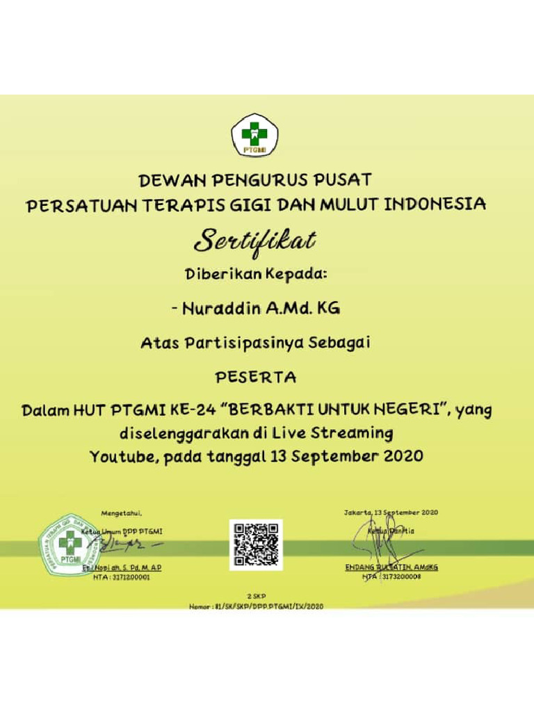 Hut Ptgmi Ke-24 Berbakti Untuk Negeri | PDF