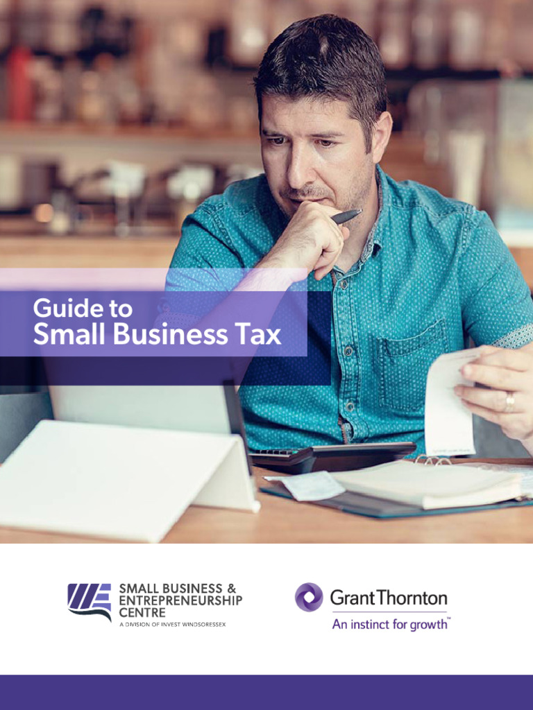 Guide To Small Business Tax | PDF | Expense | Partnership