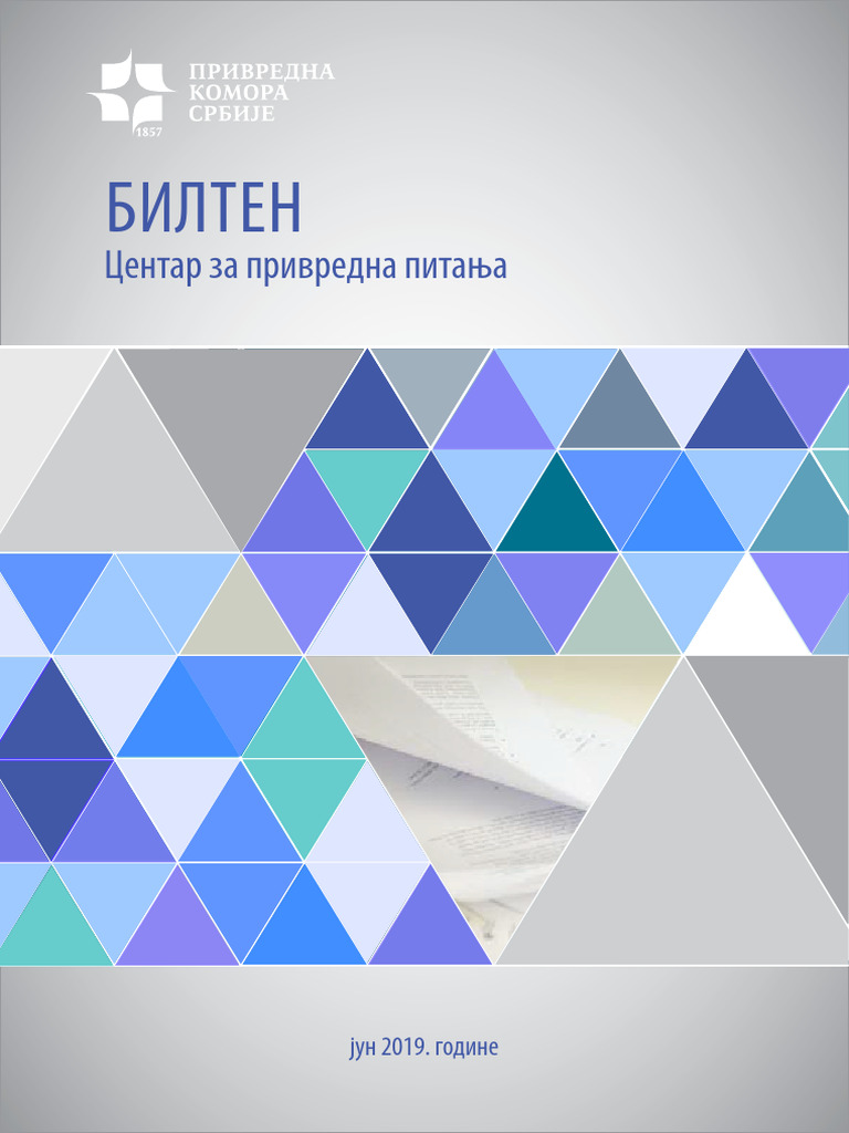 Bilten Centra Za Privredna Pitanja - Jun | PDF