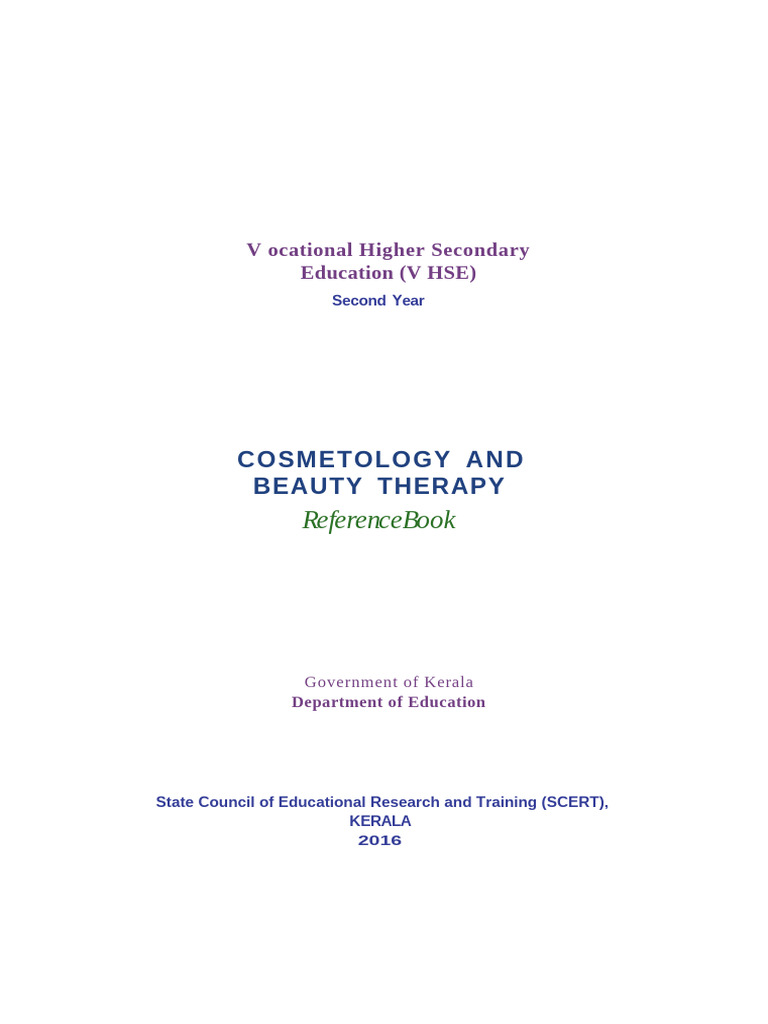 Cosmetology and Beauty Therapy (PDFDrive) | PDF | Psychotherapy | Cosmetics
