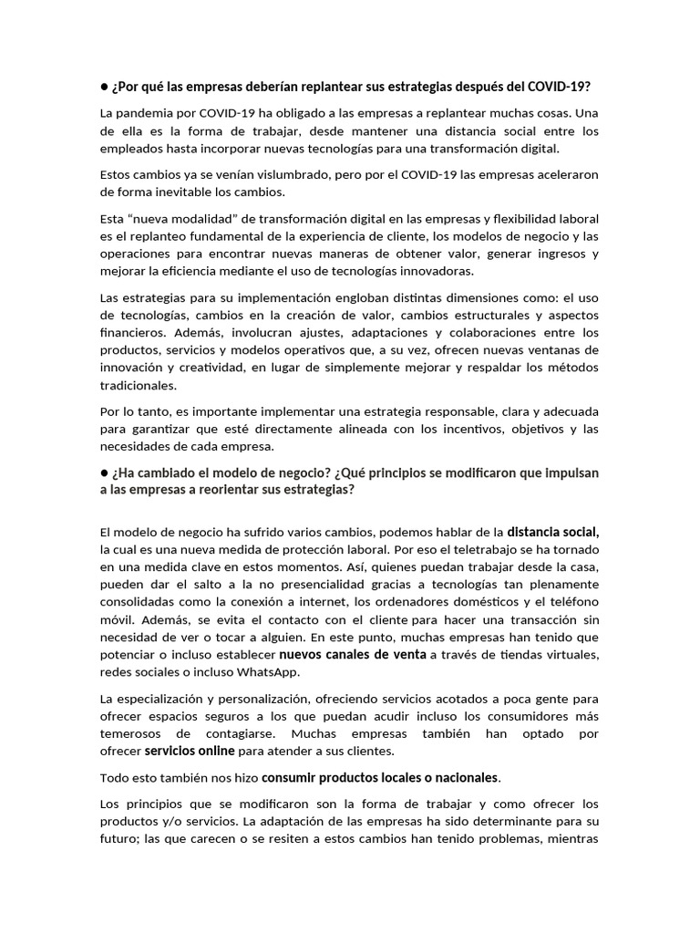 Foro Evaluable 2 Adm General | PDF | Business | Modelo de negocio