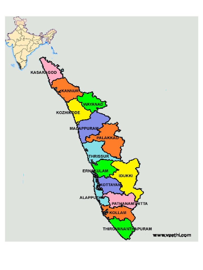 Kerala Map | PDF