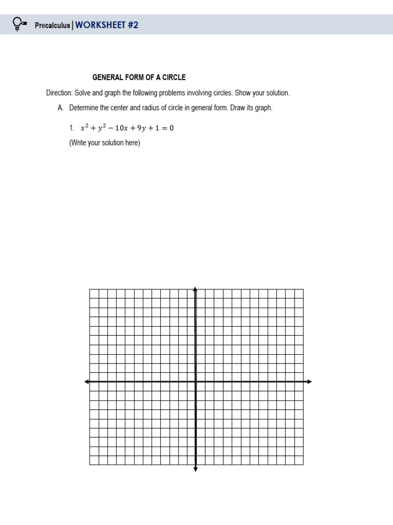 Precal Worksheet 2 | PDF