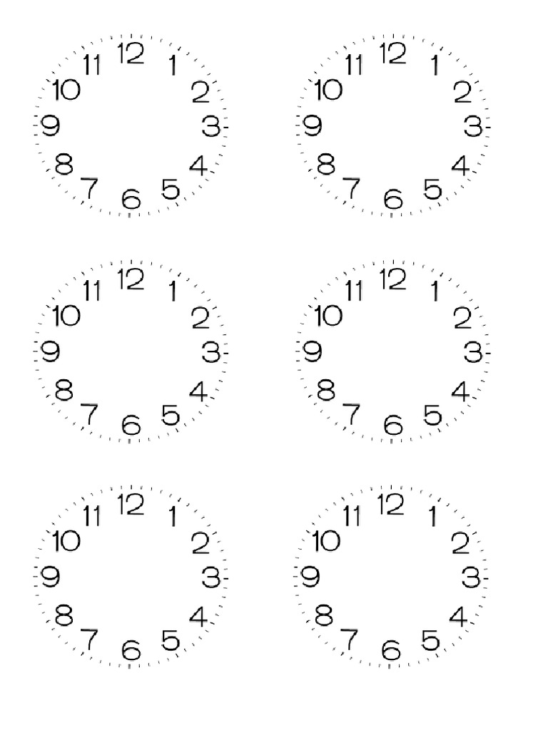 Lembaran Kerja Jam | PDF