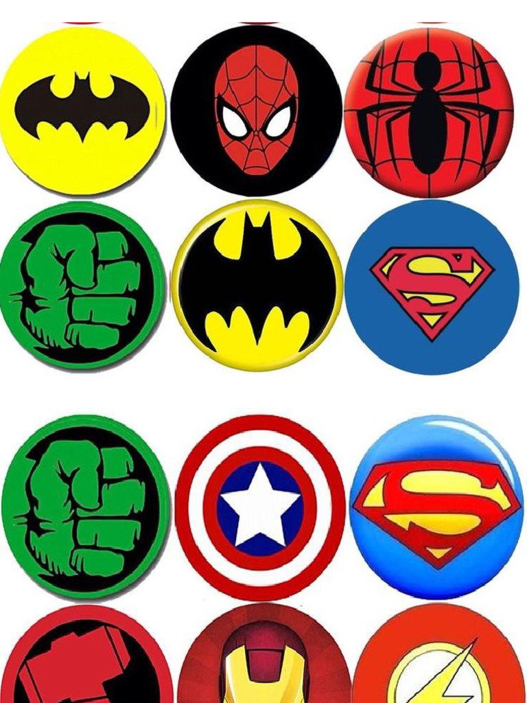 Simbolos Super Heroes | PDF