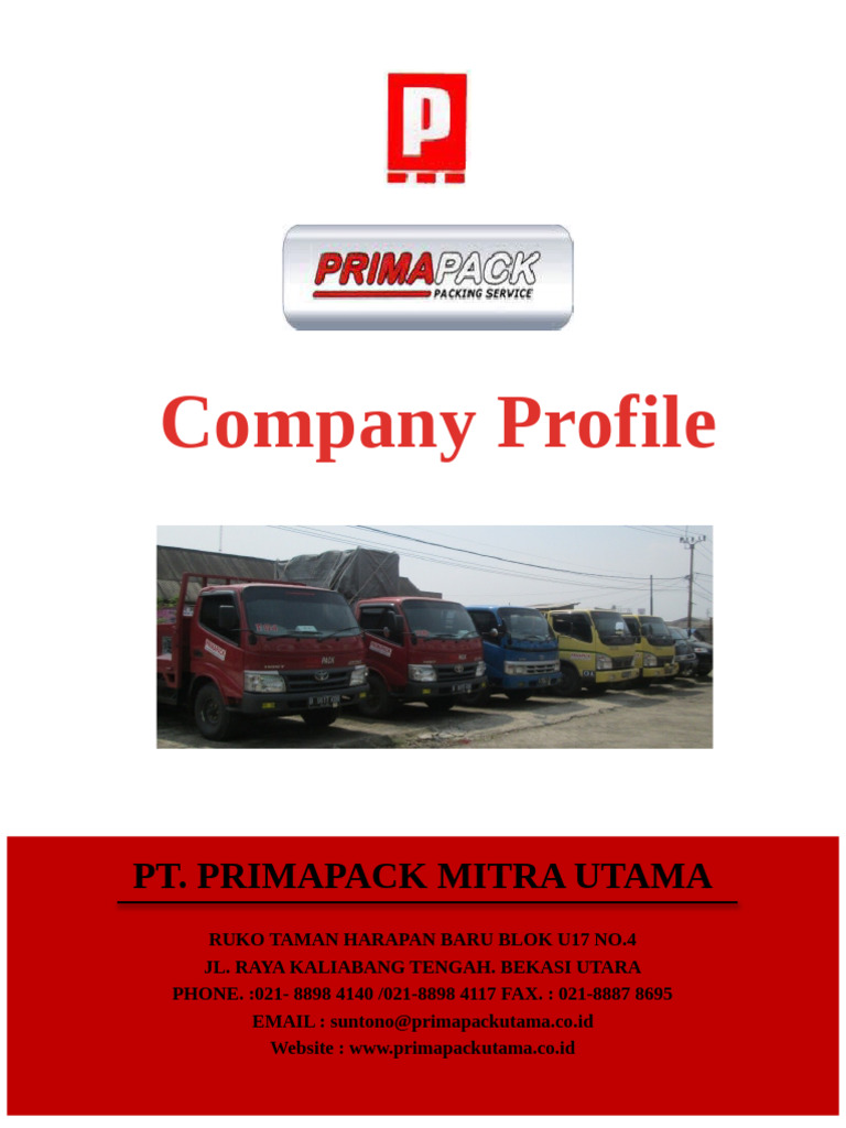 Company Profile PRIMA New | PDF | Logistics | Business Process